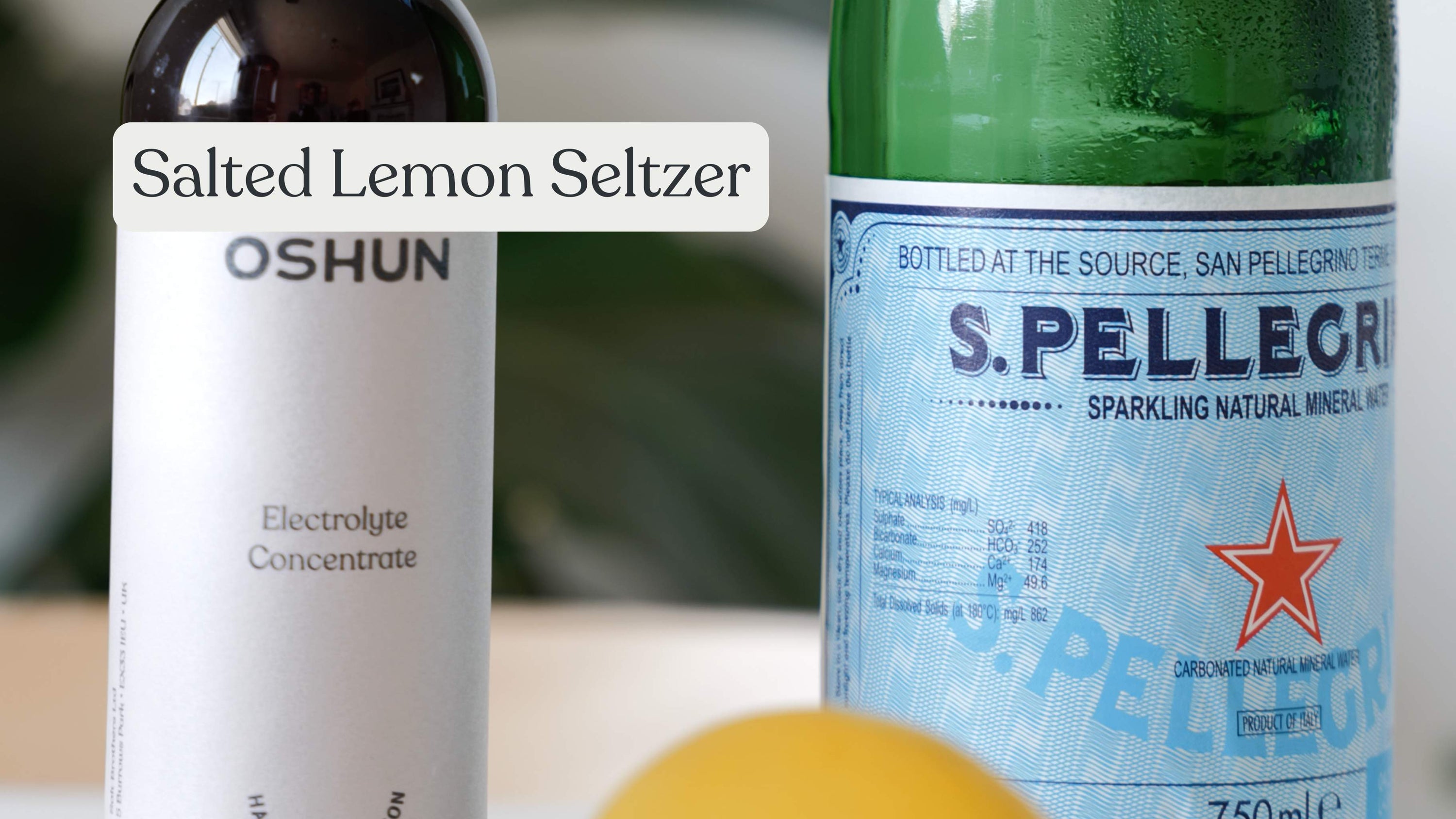 Salted Lemon Seltzer – Drink Oshun